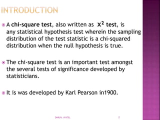 Chi squared test | PPSX