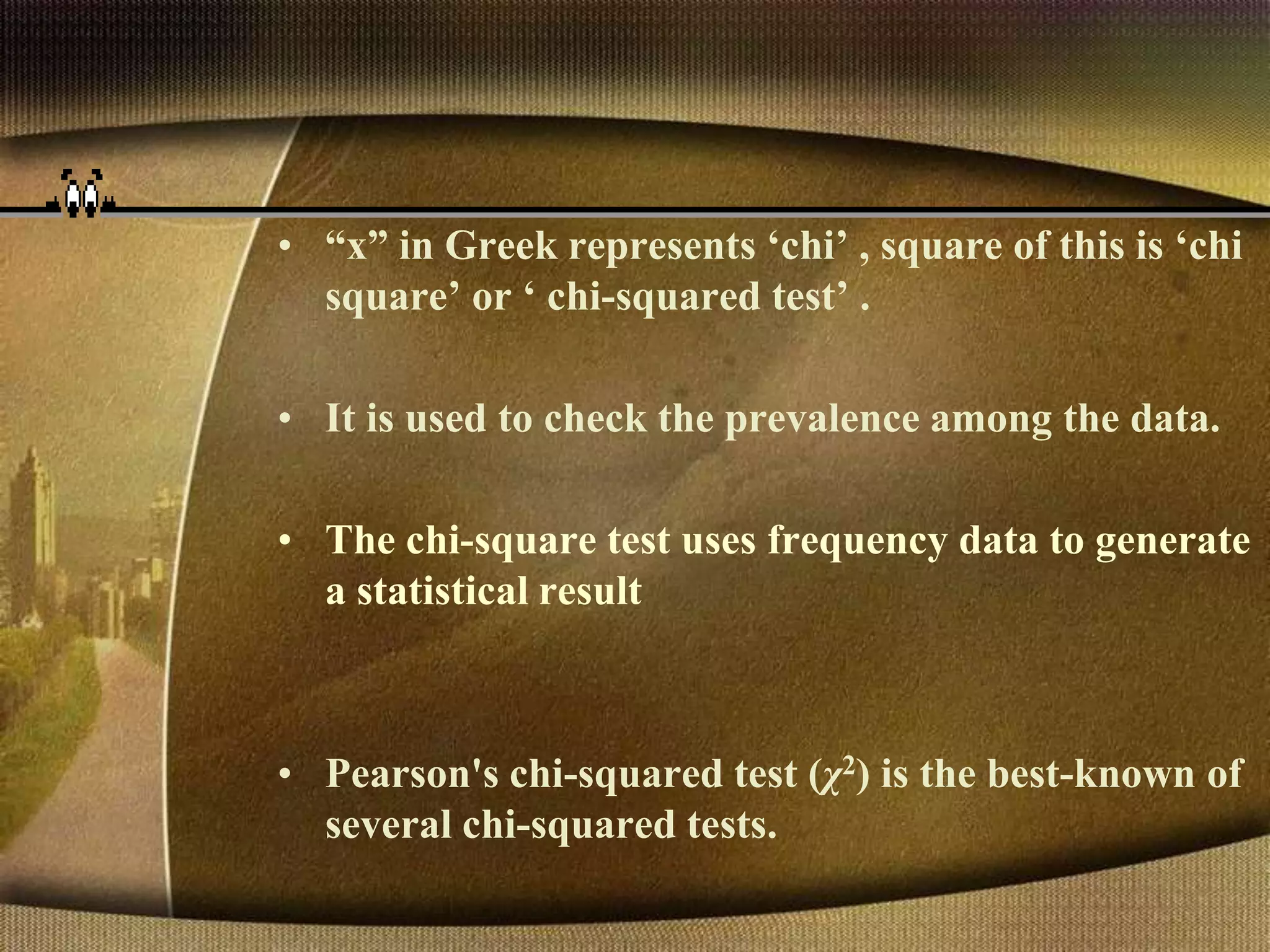 Chi square test | PPTX