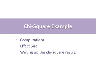 Chi-Square Example | PPTX | Educational Assessment | Education