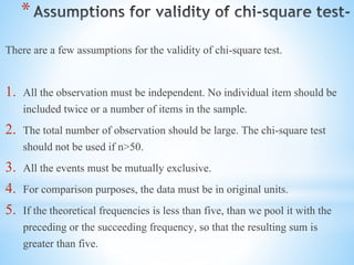 Chi -square test | PPTX