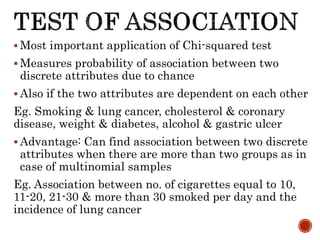 Chi square test | PPTX