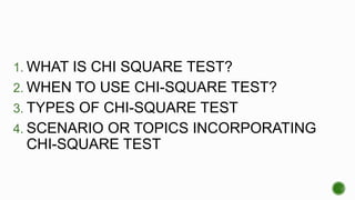 CHI-SQUARE TEST | PDF