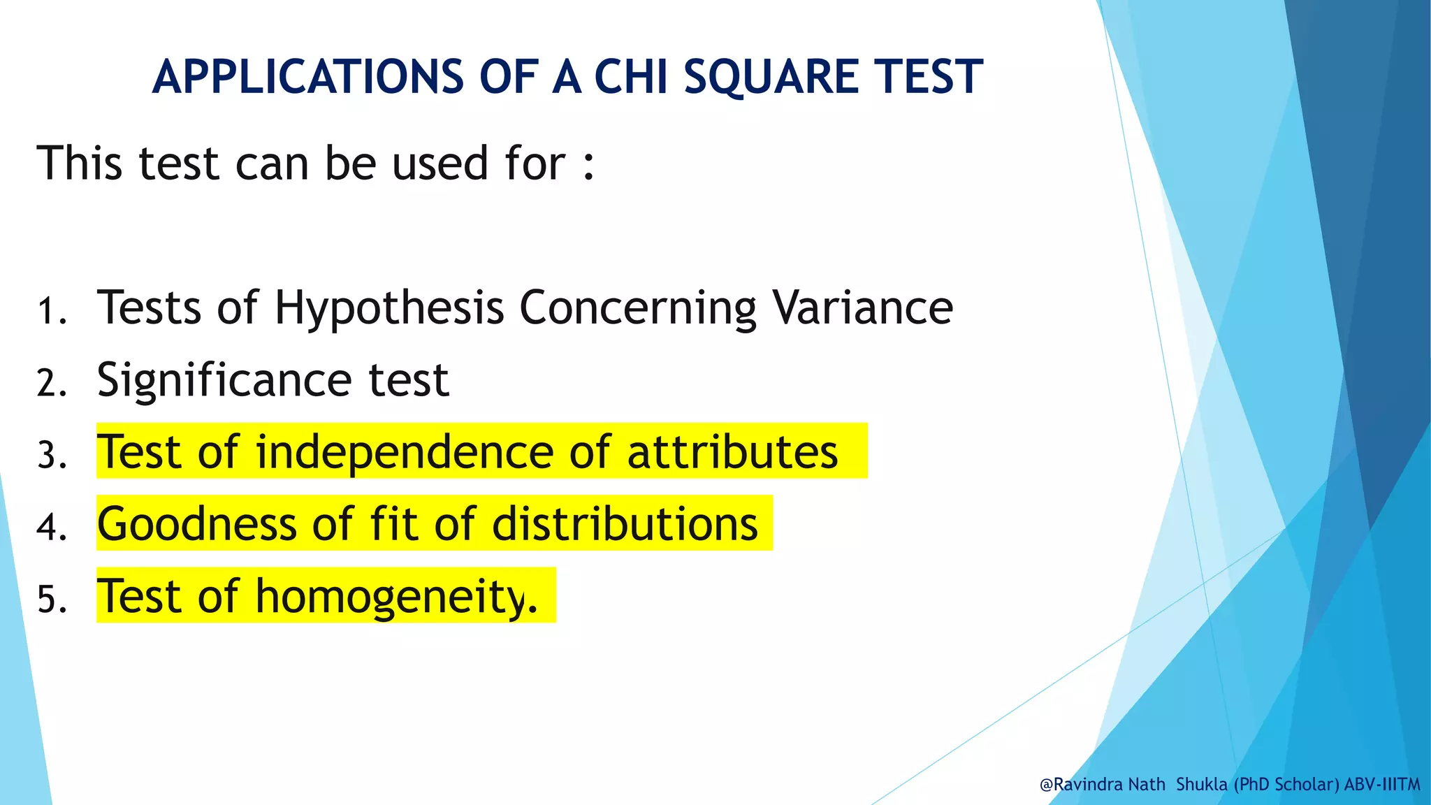 Chi Square Test Pptx