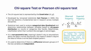 Pearson's Chi-square Test for Research Analysis | PDF