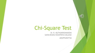 Chi square test | PPT