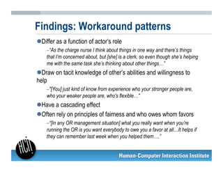 Work Coordination, Workflow, and Workarounds in a Medical Context | PDF
