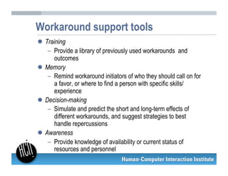 Work Coordination, Workflow, and Workarounds in a Medical Context | PDF