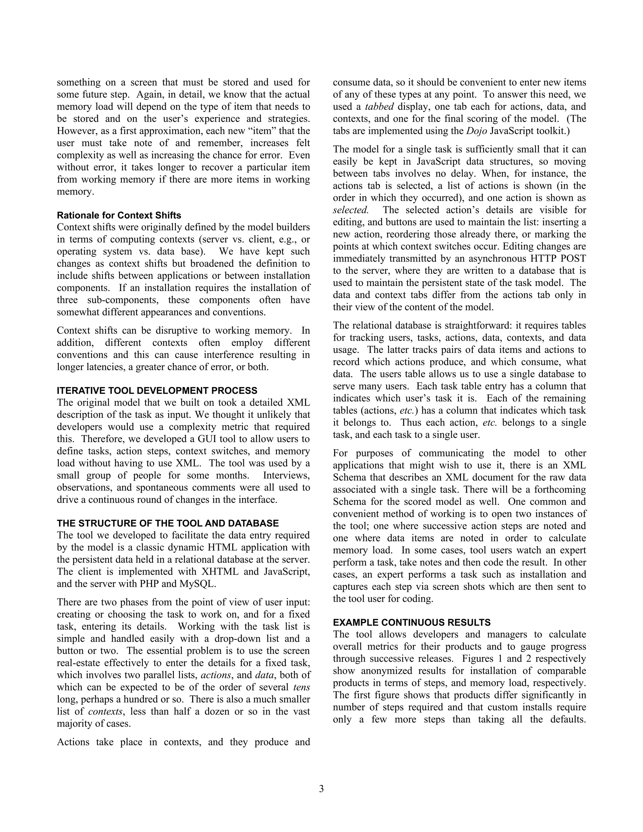 Note on Tool to Measure Complexity | DOC