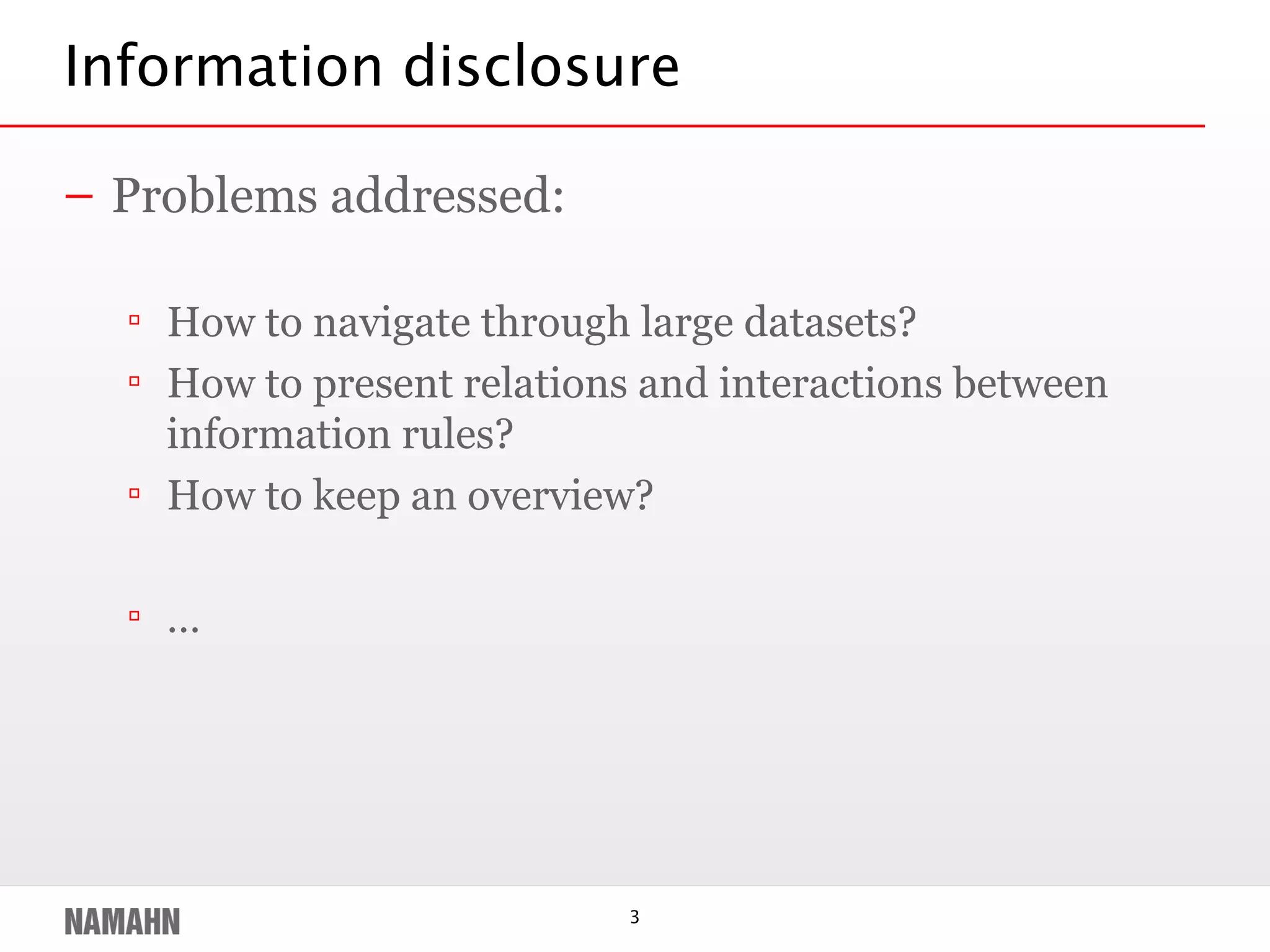 Information disclosure | PPT
