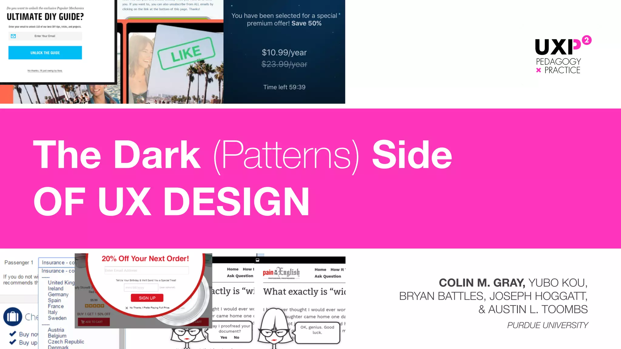 The Dark (Patterns) Side of UX Design | PDF