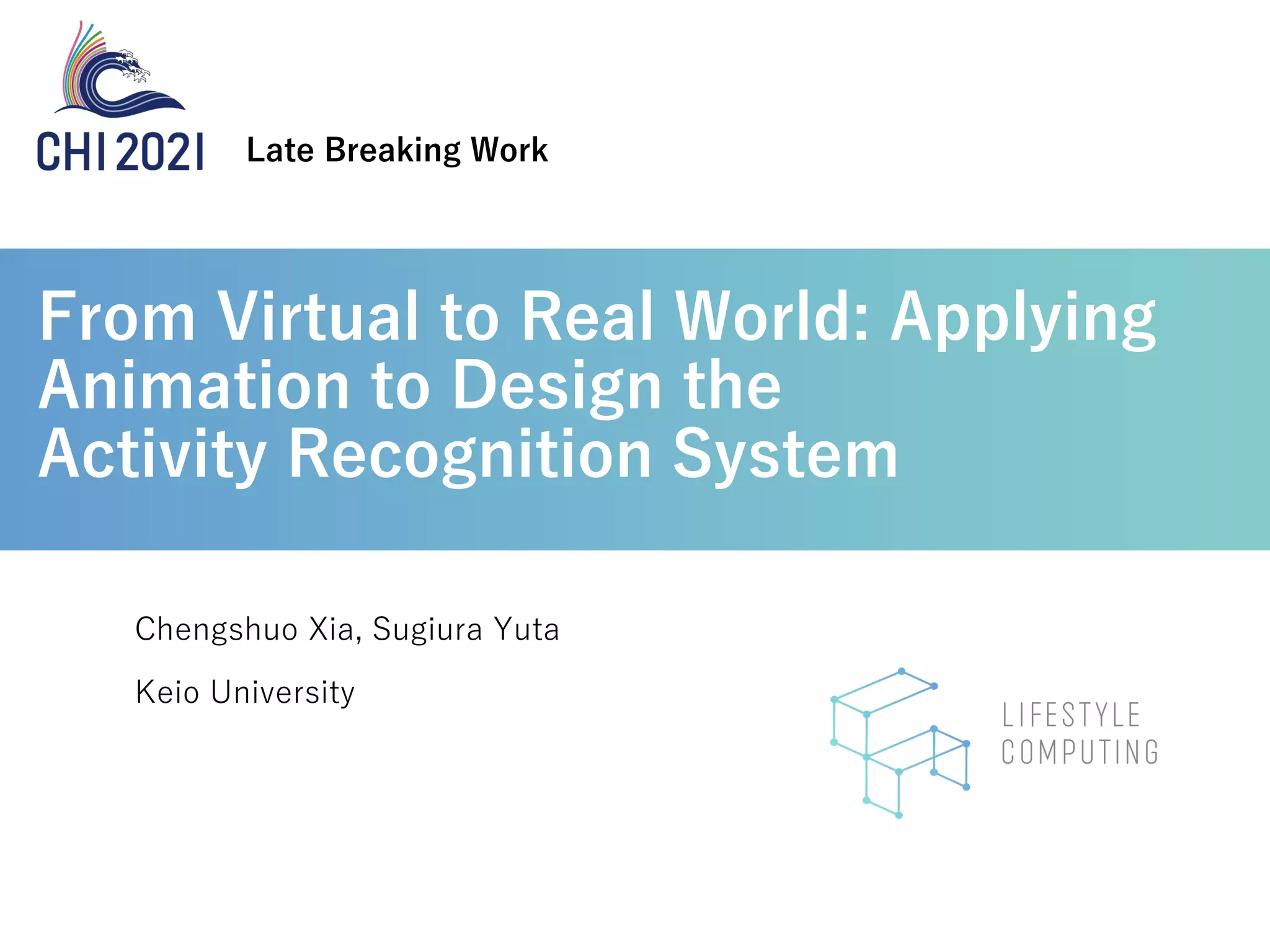 From Virtual to Real World: Applying Animation to Design the Activity ...