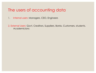 chapter 1 accounting principles GAAP | PPT