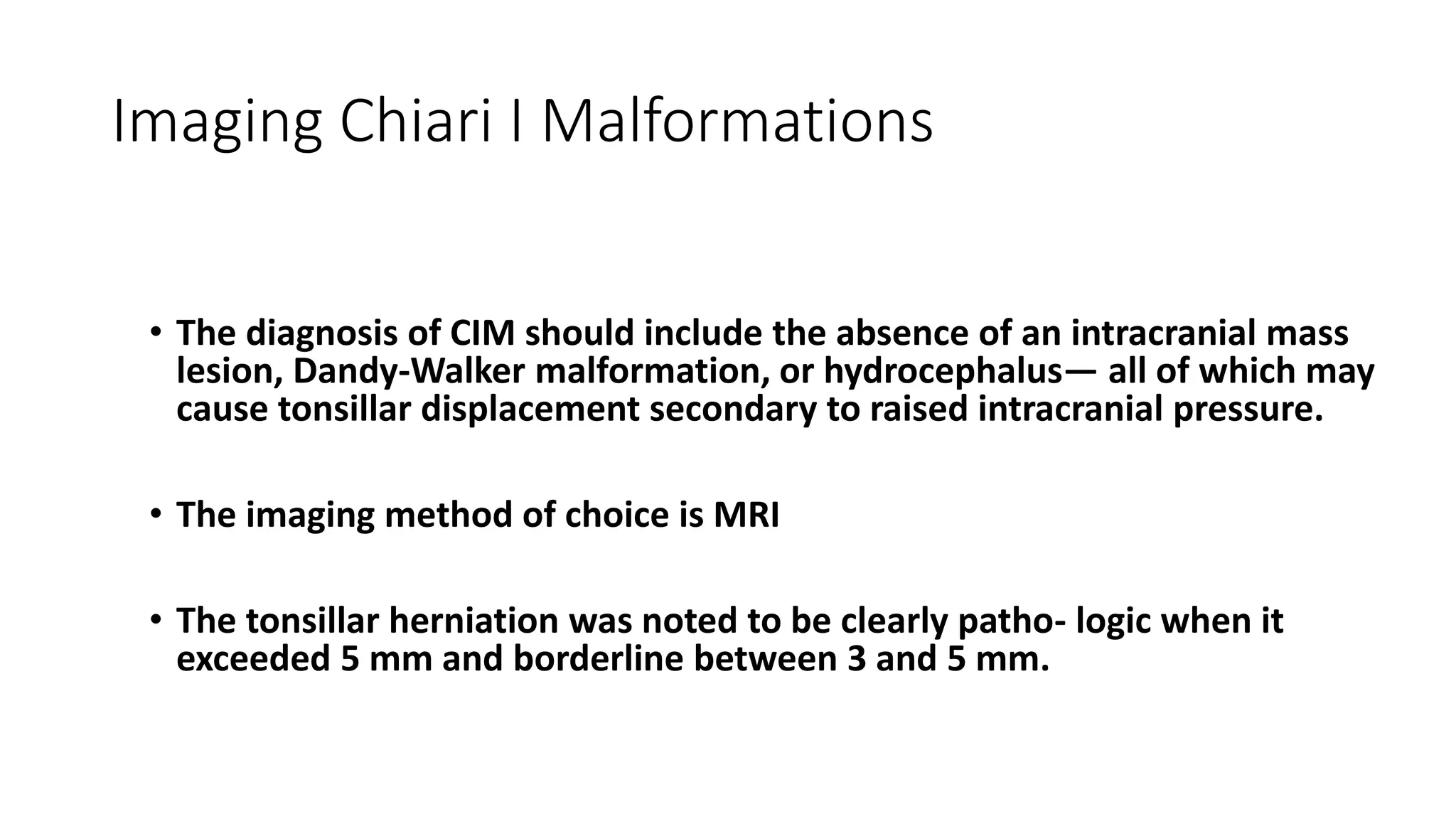 Arnold chiari malformation and types.pptx