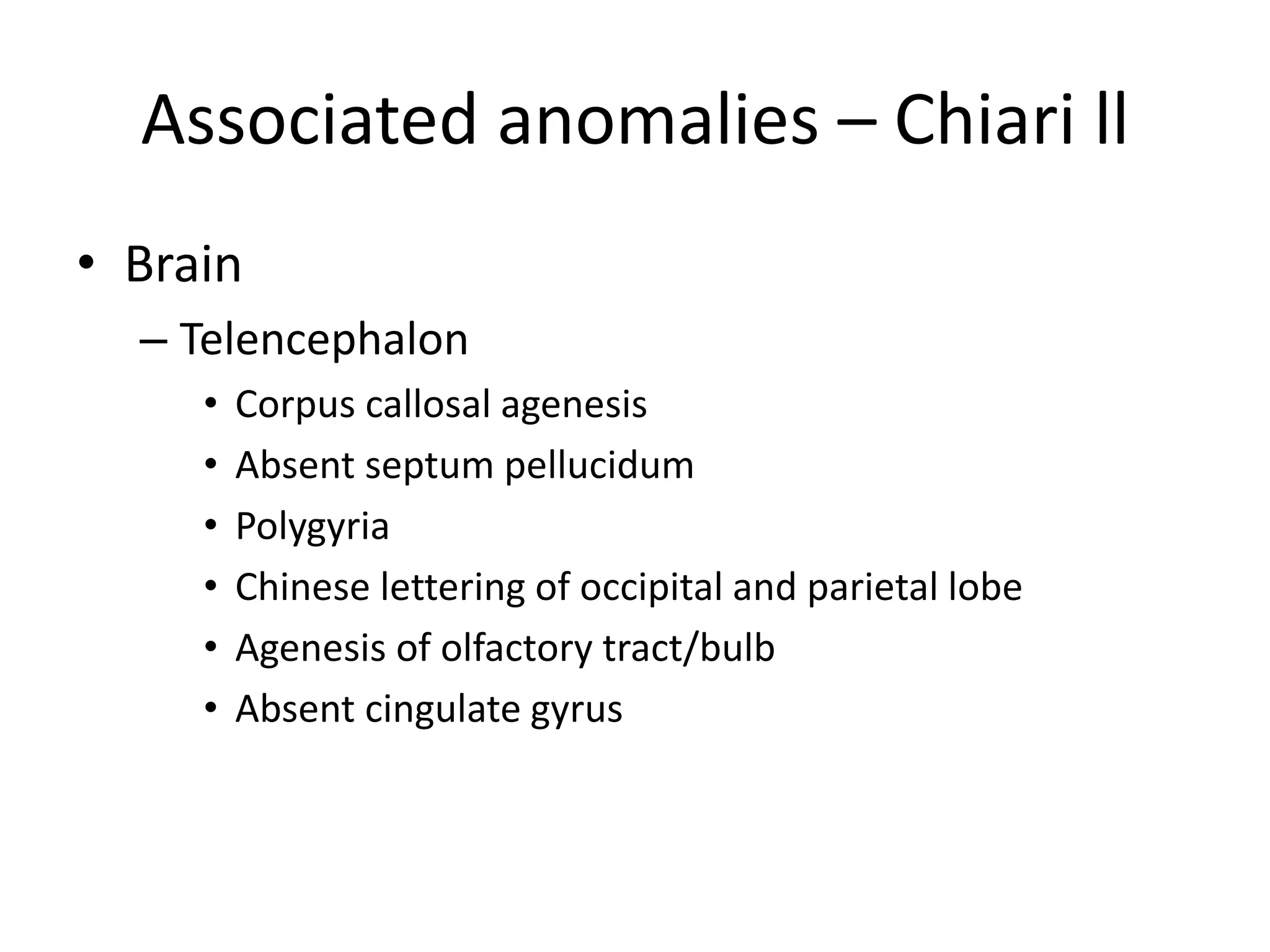 Chiari malformation | PPTX
