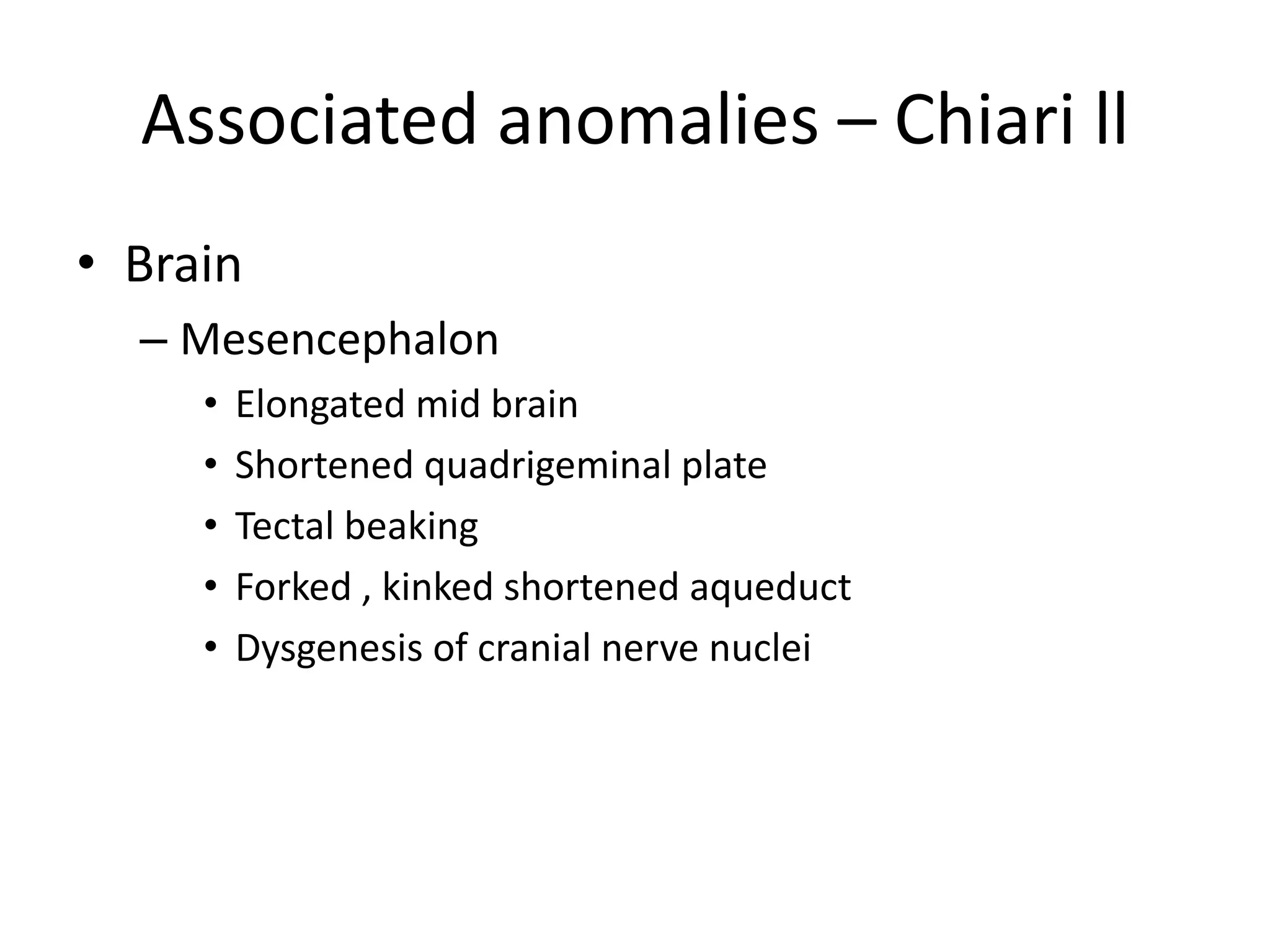Chiari malformation | PPTX