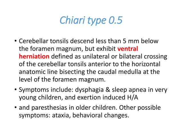 Chiari Malformations.pptx