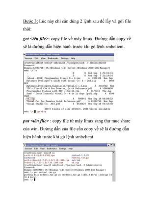 Chia sẽ file giữa windows và linux | PDF