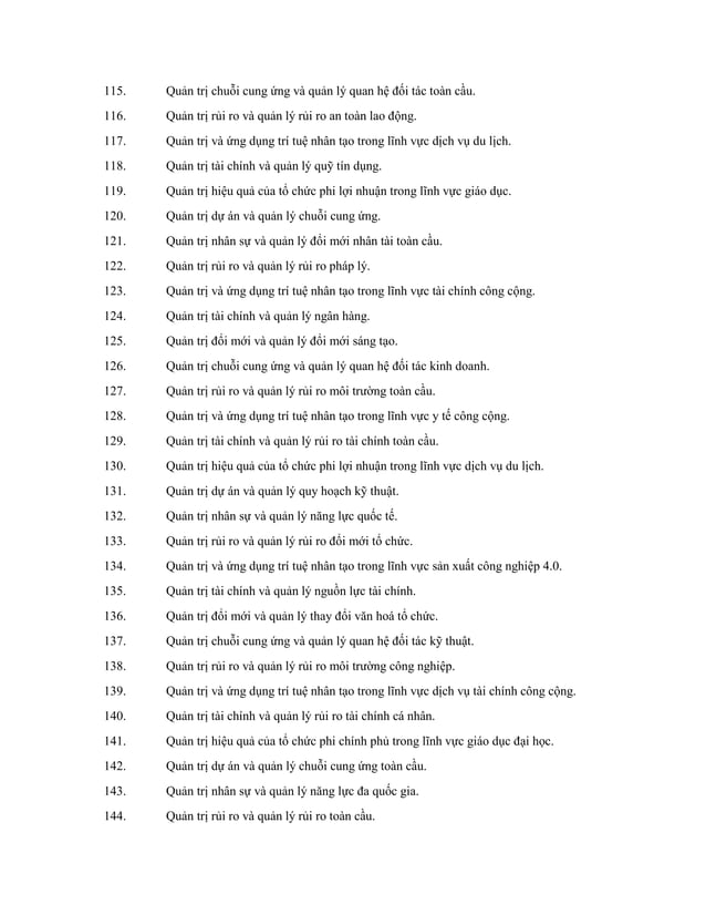 Chia Sẻ Hơn 200 Đề Tài Tiểu Luận Môn Quản Trị Học Từ Sinh Viên Khá Giỏi | DOCX
