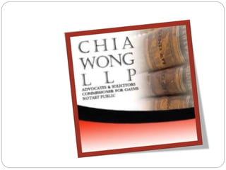 Chia Wong LLP | PPTX