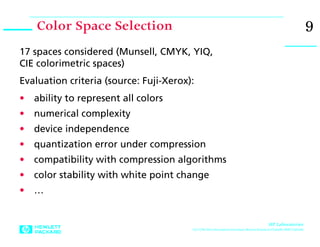 Image Processing For Color Facsimile | PPT