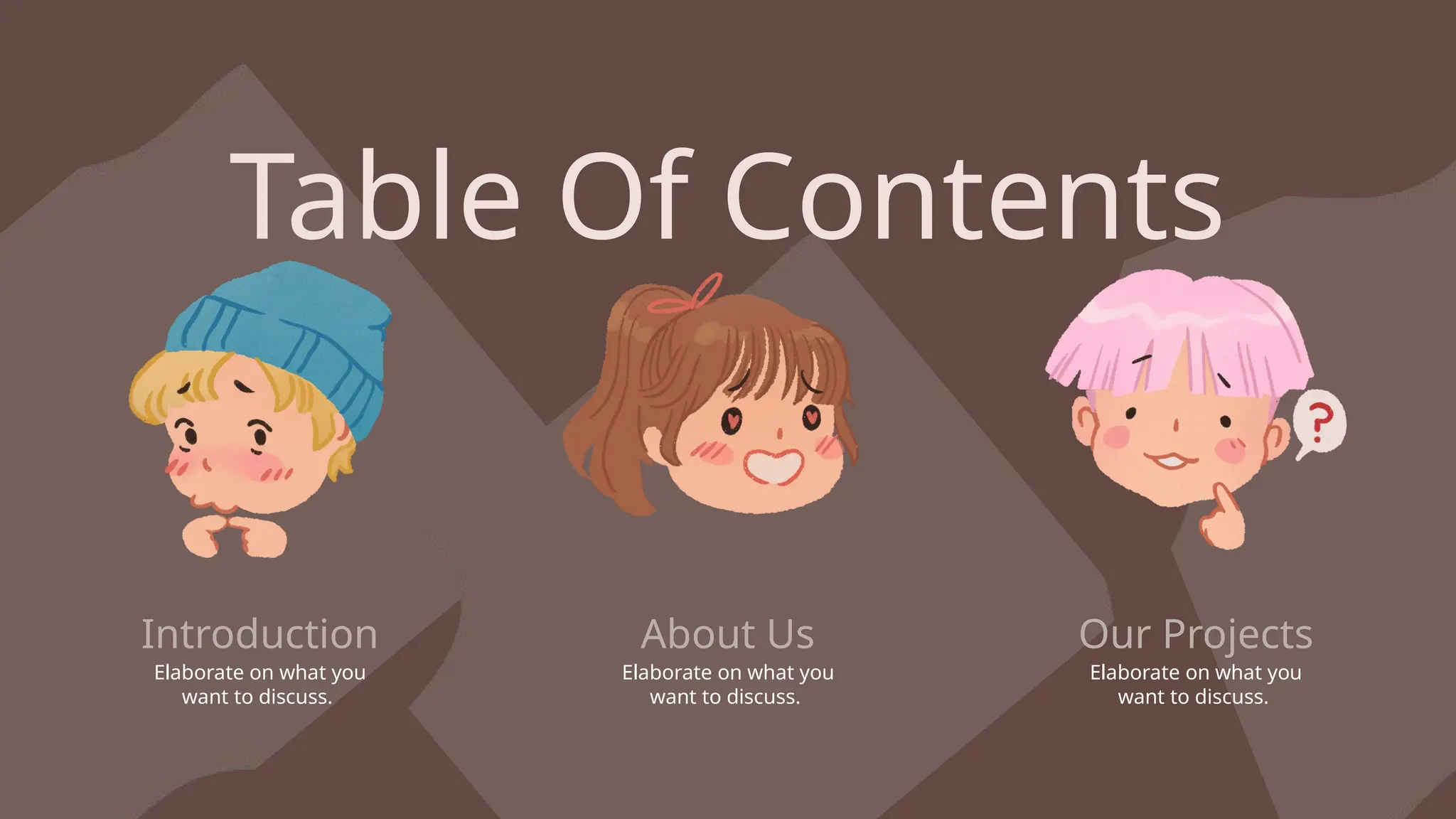 Chibi Anime Characters for Pre-K Red and Grey Cute Illustrative ...