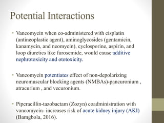 Chibuzo anyama a review of vancomycin use in the medical | PPT
