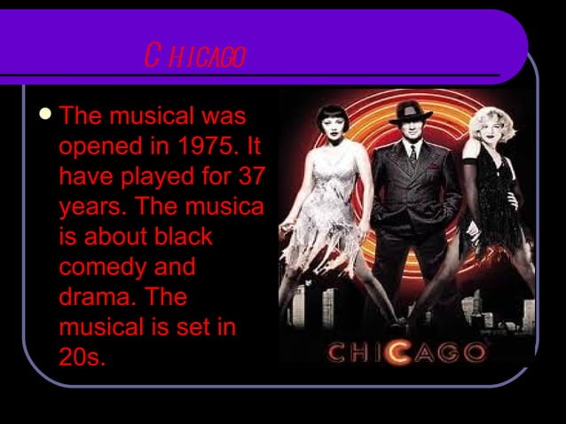 Chicago (MUSICAL) | PPT