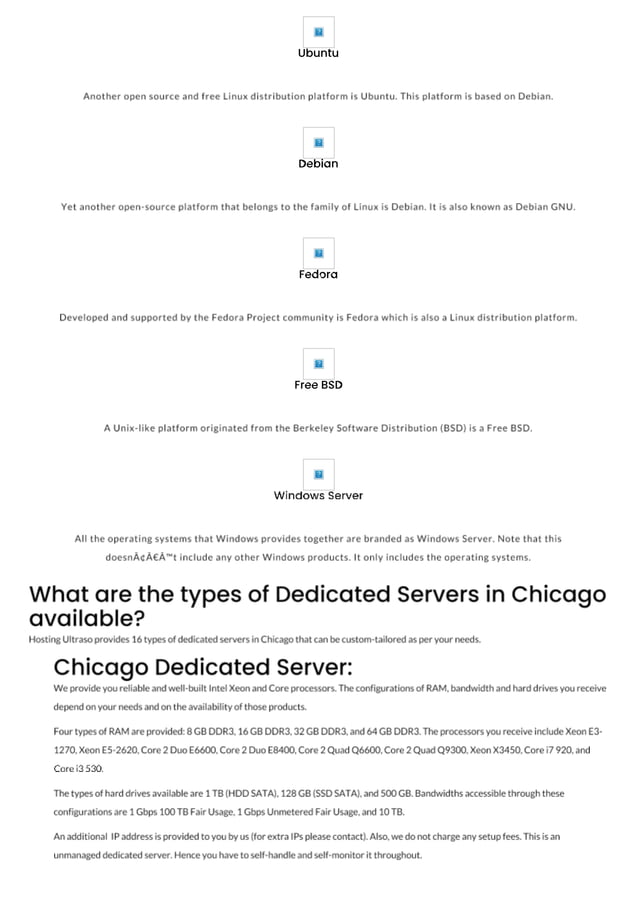 Chicago dedicated-servers | PPT