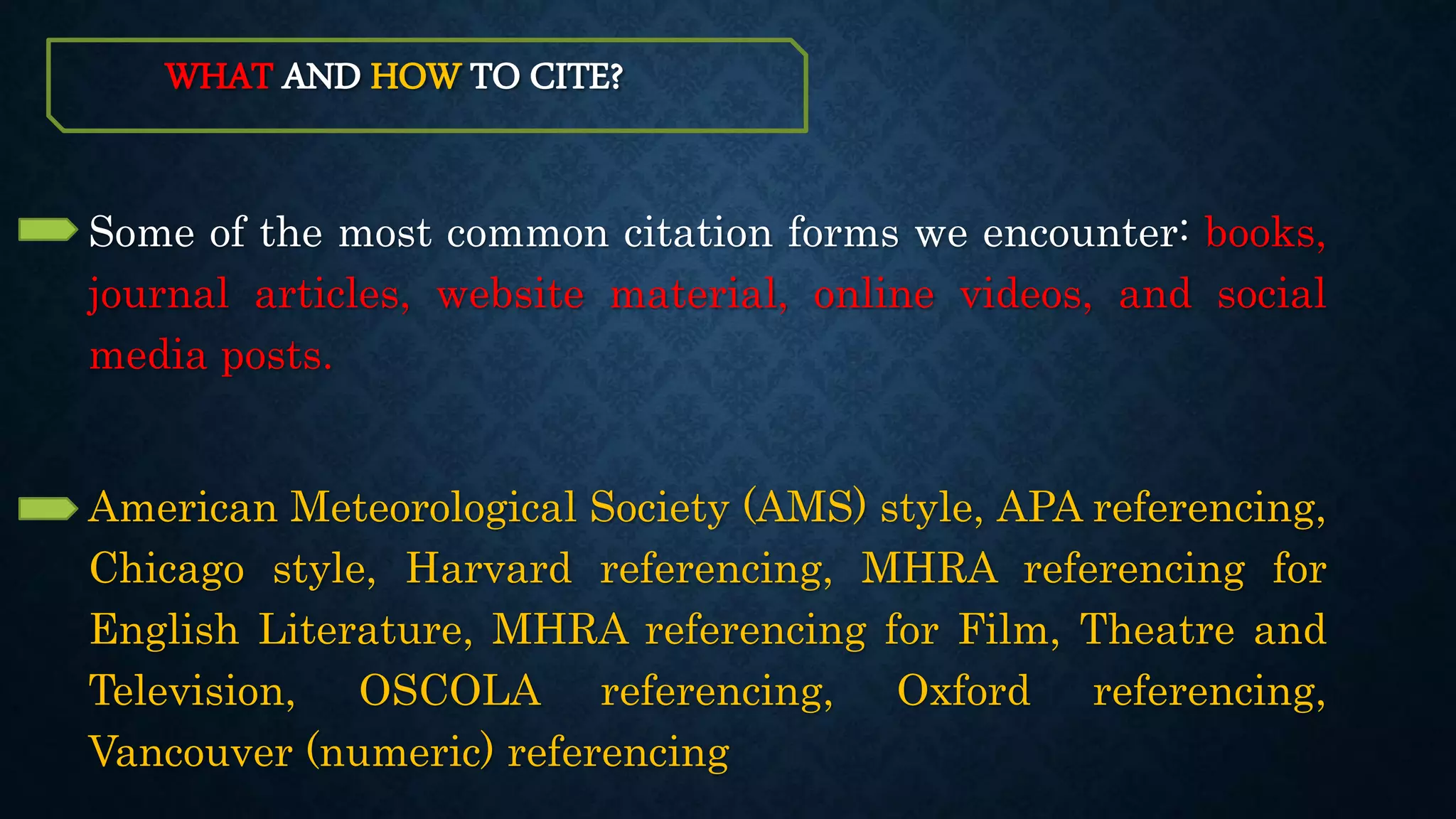 Chicago style of referencing | PPTX