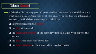 Chicago style of referencing | PPTX