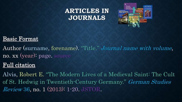 Chicago style of referencing | PPTX