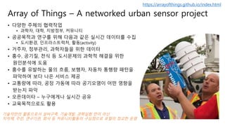 시카고 Array of Things 프로젝트 리뷰 | PPT