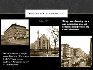Chicago Architecture. Frank Lloyd Wright, Louis Sullivan, and the ...