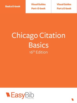 Chicago citation basics pt 1 & 2 | PDF