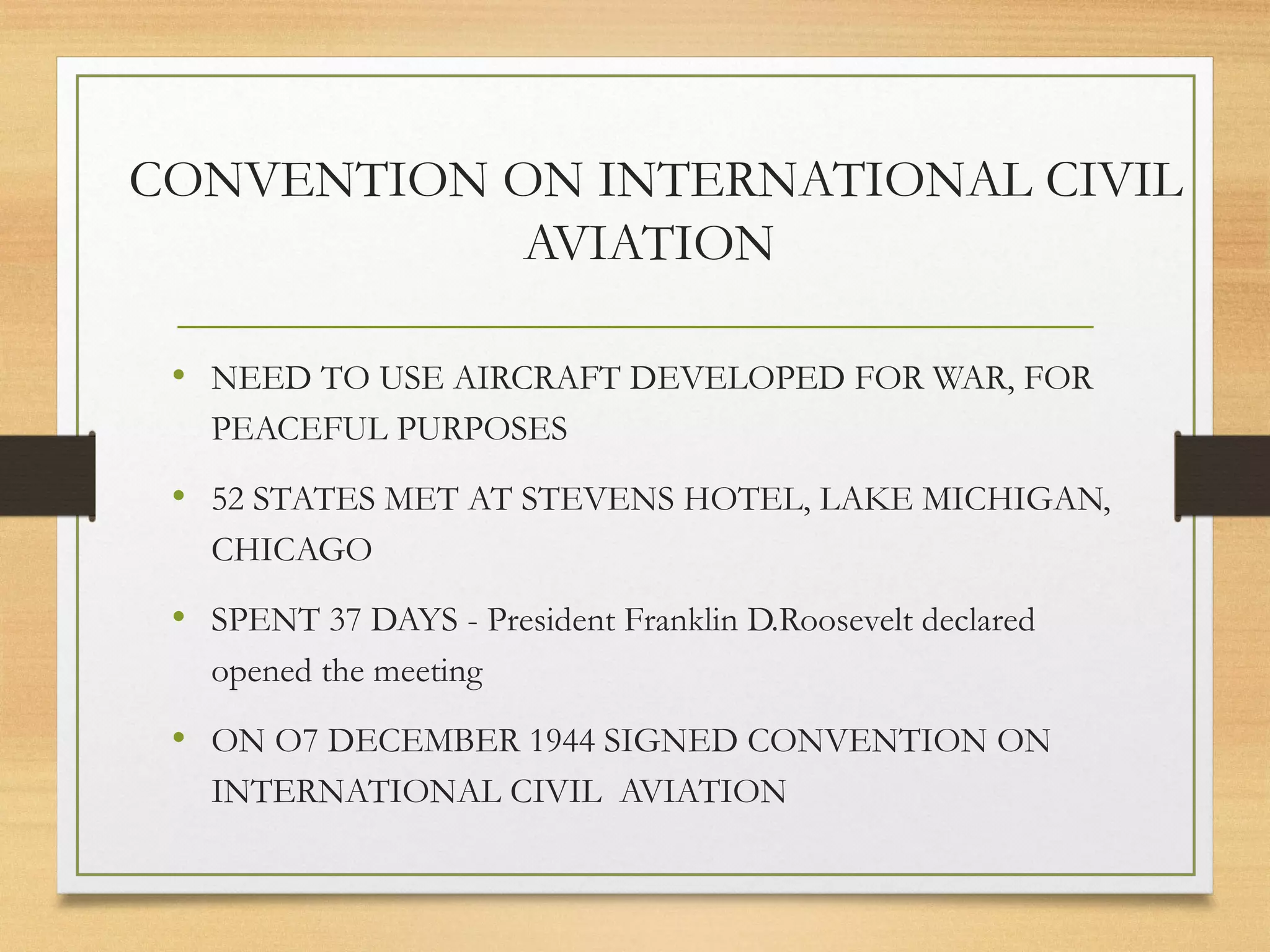Chicago convention | PPT