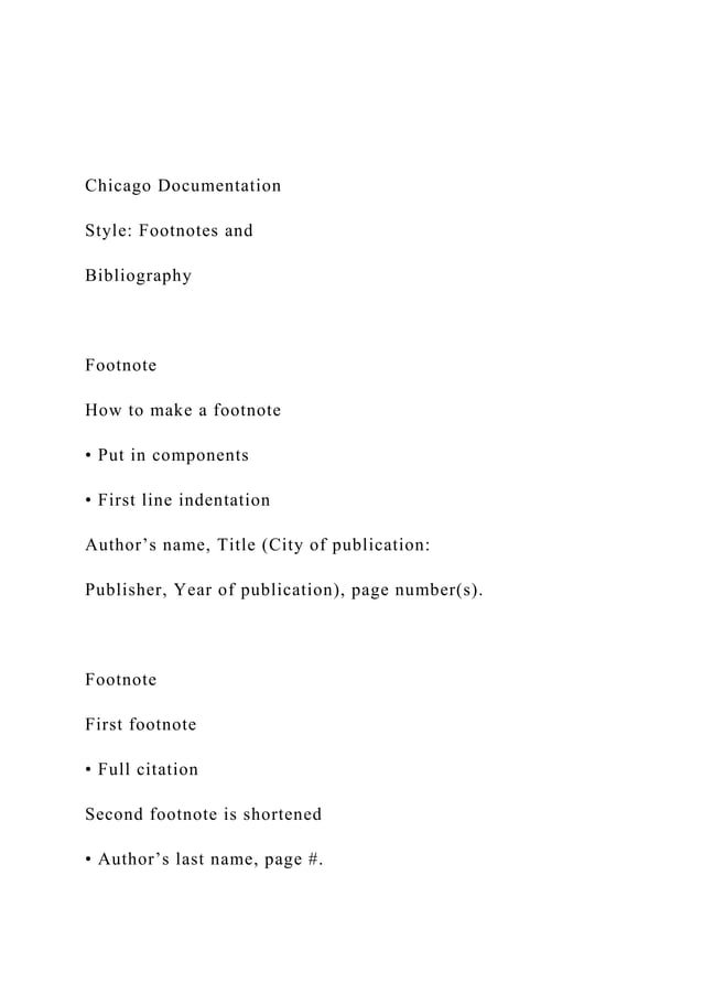 Chicago Documentation Style Footnotes and Bibliograph.docx