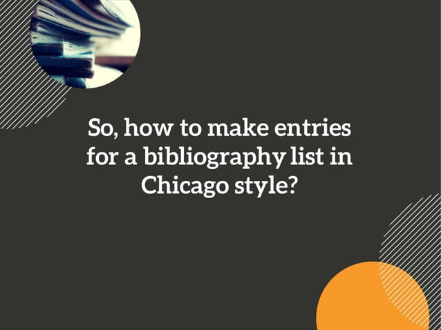 Chicago Formatting Style | PPT