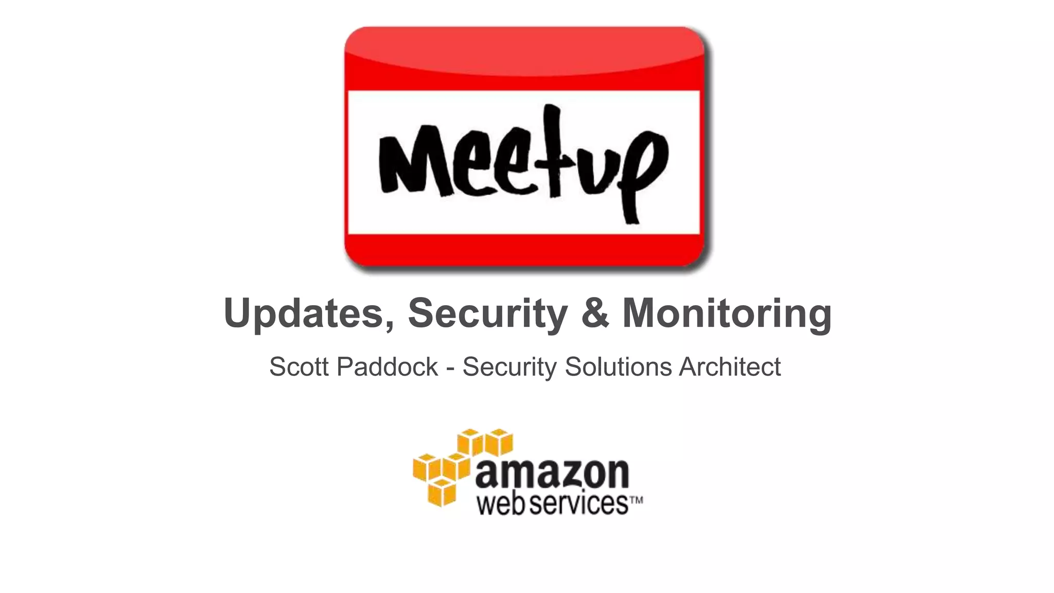 Chicago AWS meetup | PPT