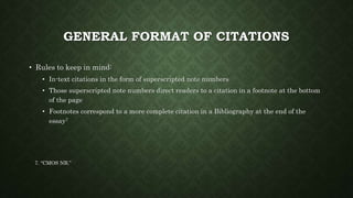 Chicago nb citations | PPTX