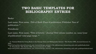 Chicago nb citations | PPTX