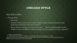 Chicago nb citations | PPTX