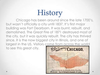 Chicago project | PPTX | North America Travel | Travel Locations