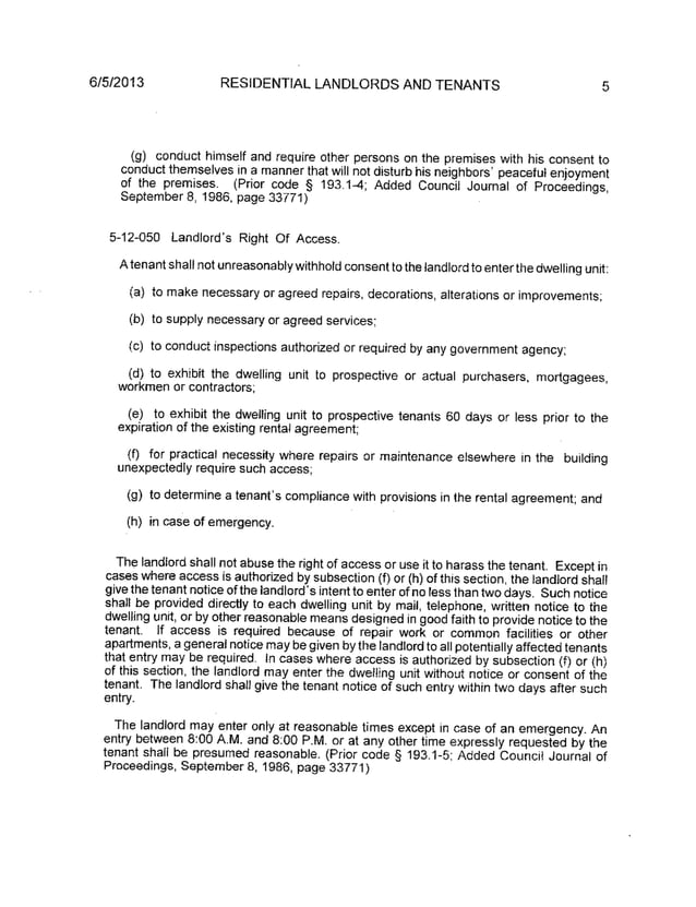 Chicago RLTO Page 5 | PDF