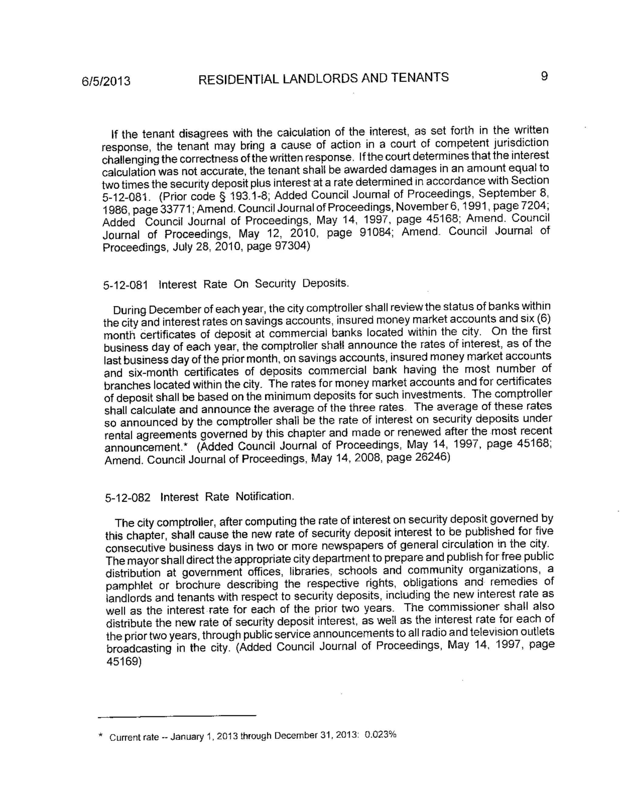 Chicago RLTO Page 9 | PDF