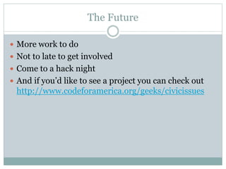 Chicago's role in the national civic innovation network | PPTX | Civic ...