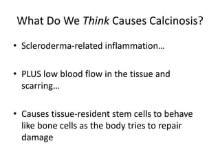 Scleroderma & the hands - Calcinosis | PPTX