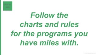 Getting Started With Miles & Points | PPTX