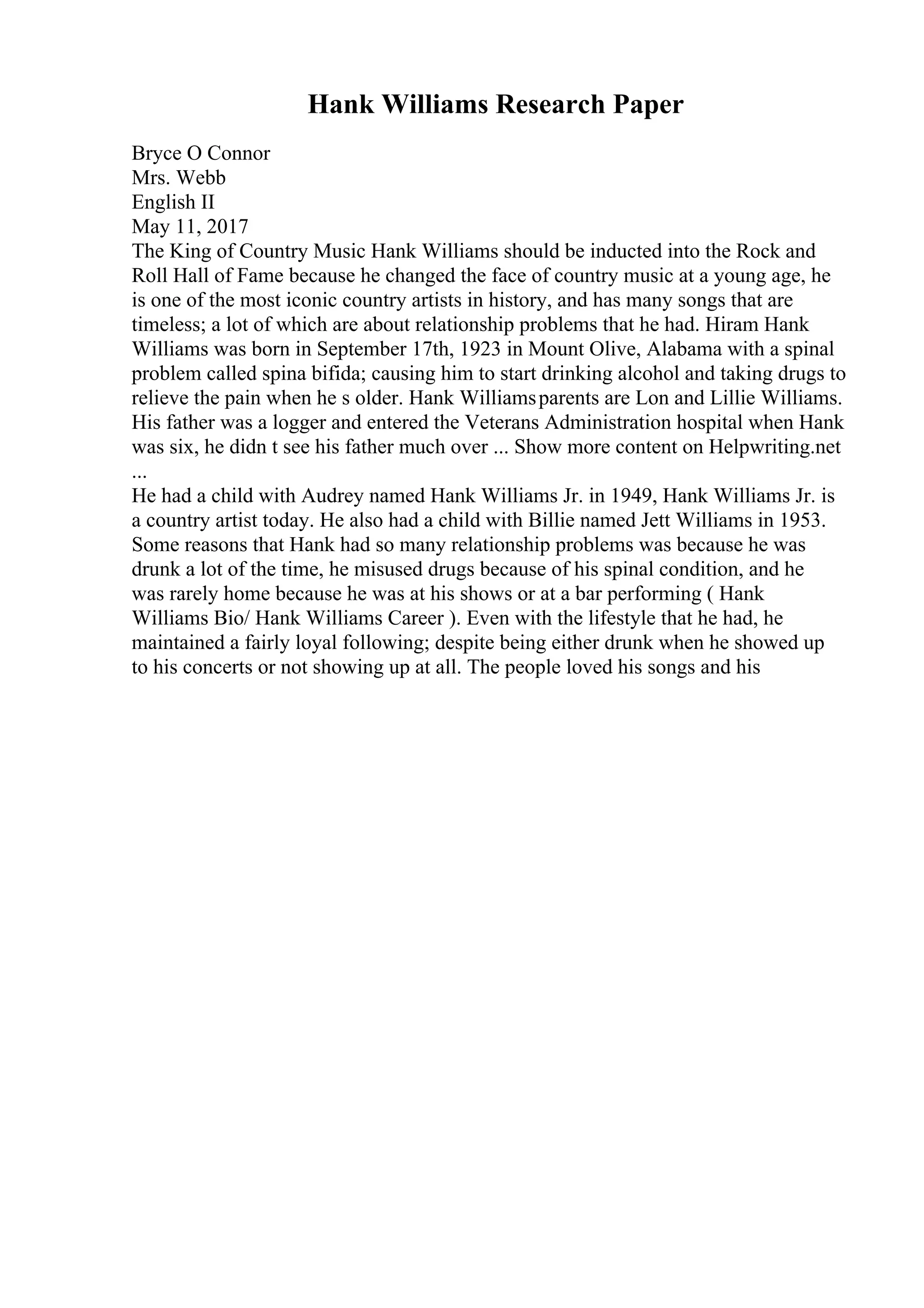 Chicago Style Essay Sample. Example Of A Chicago Style Research Paper ...