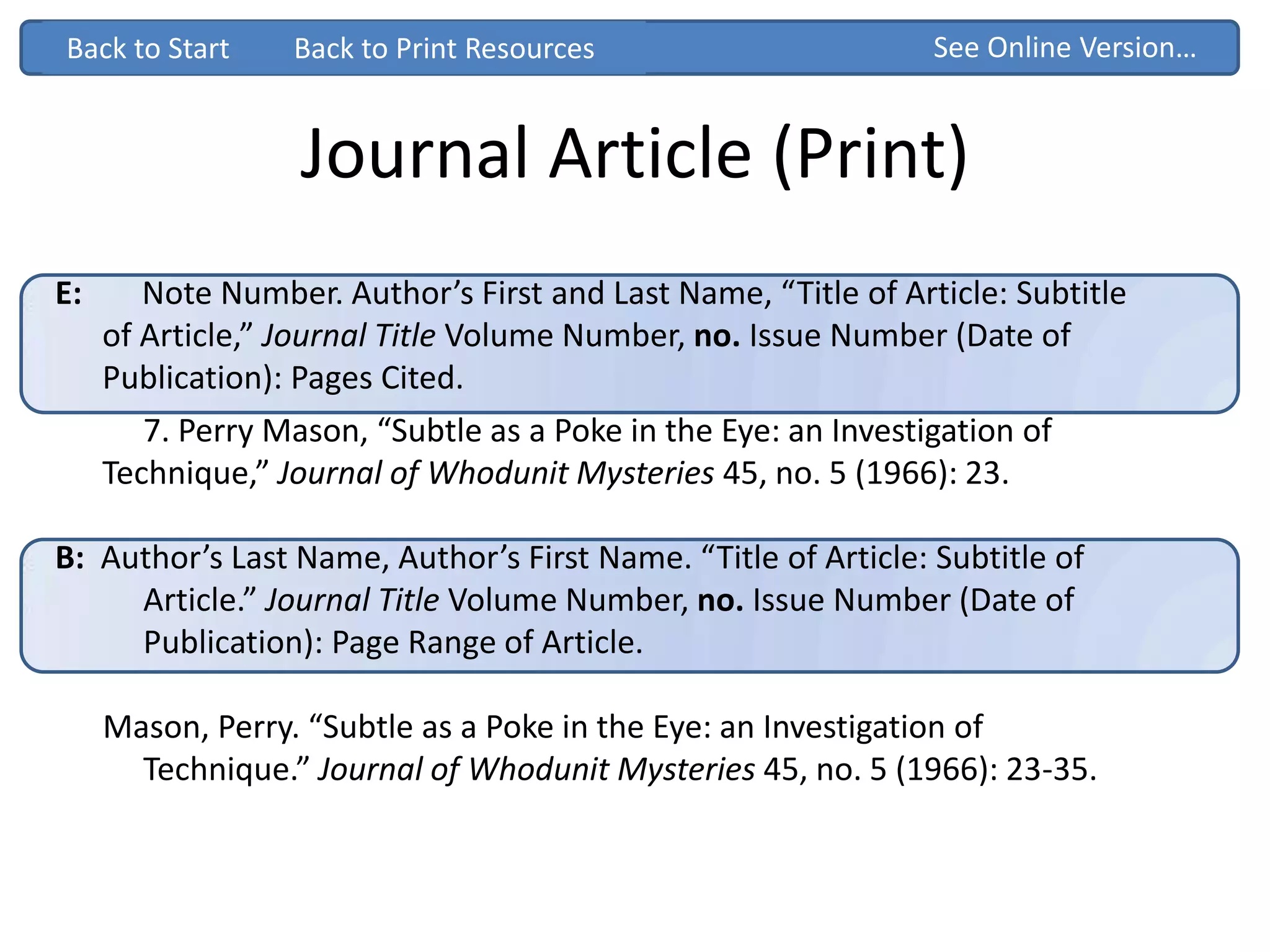 Chicago turabian ppt | PDF