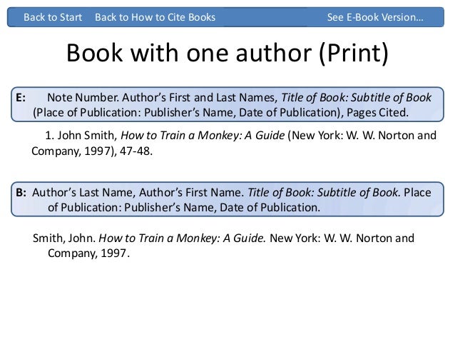 Chicago turabian ppt